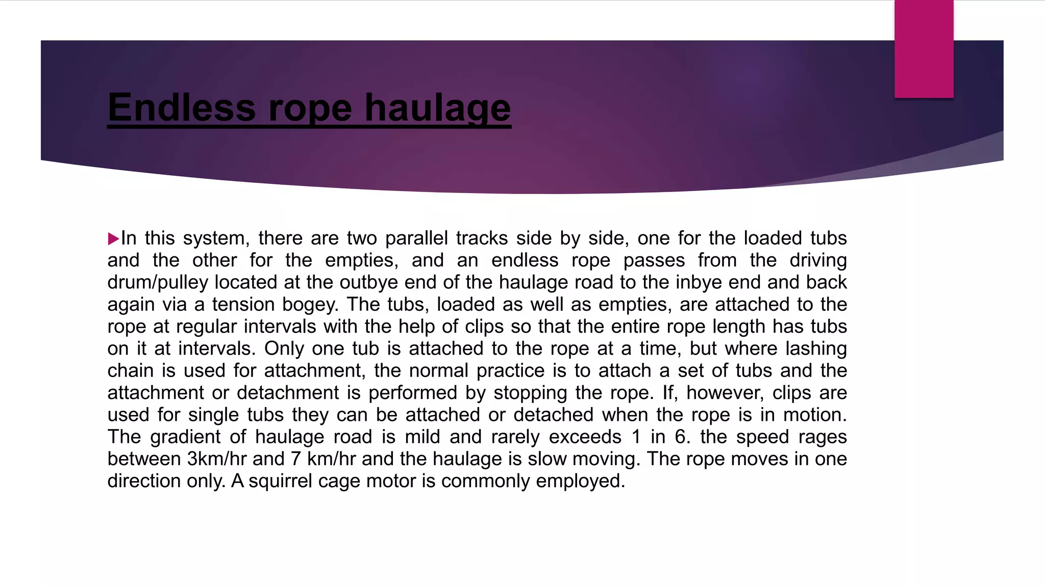 Ppt mine machinery | PPTX