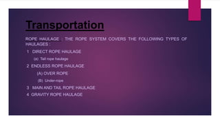 Ppt mine machinery | PPTX