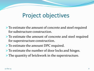 estimation of a g+5 structure | PPTX