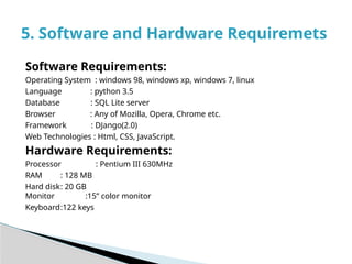 Digi-Salon (Salon Management system) using python. | PPTX