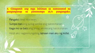 Mga Ekspresyon sa Pagpapahayag ng Layon at Damdamin | PPTX