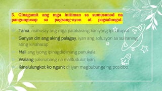 Mga Ekspresyon sa Pagpapahayag ng Layon at Damdamin | PPTX