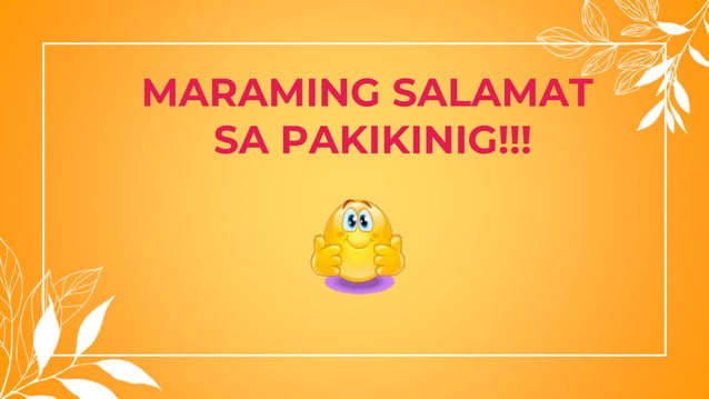 Mga Ekspresyon sa Pagpapahayag ng Layon at Damdamin | PPTX