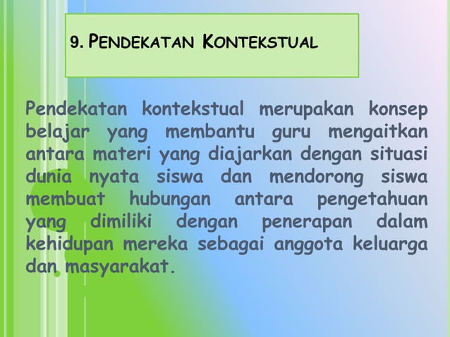 Ppt pendekatan-pendekatan dalam manajemen kelas | PPTX