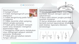 Kontrasepsi jangka panjang dan kontrasepsi mantap | PPT