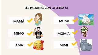 ppt letras m l desarrollo conciencia fonologica | PPTX