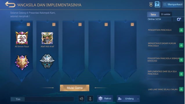 PPT MLBB ustad aziz tugas kuliah mengamati dan membedah game.pptx | Free Download