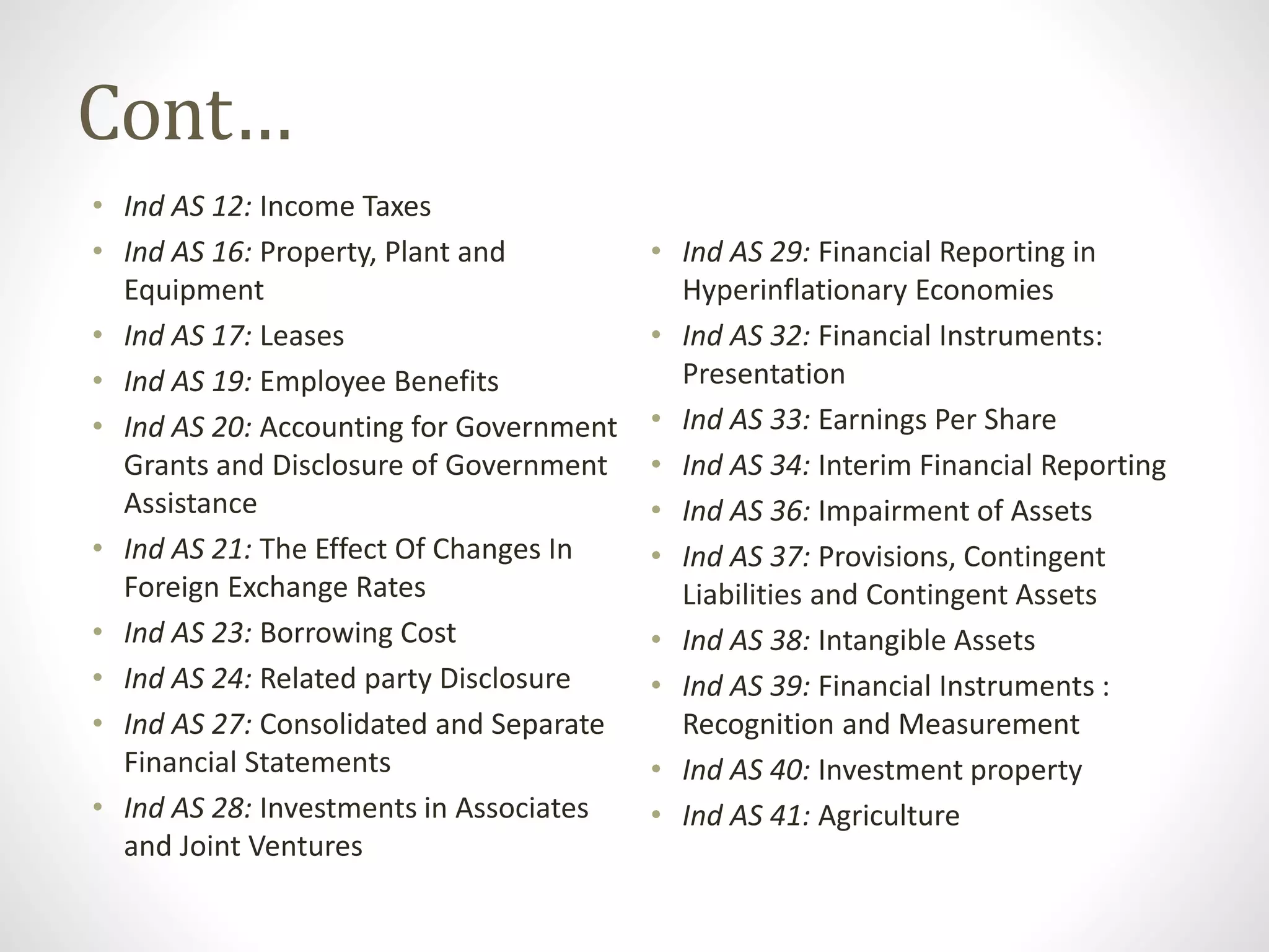 Comparative Analysis : IGAAP and IND AS | PPTX