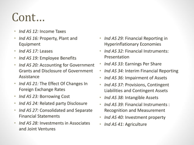 Comparative Analysis : IGAAP and IND AS | PPTX