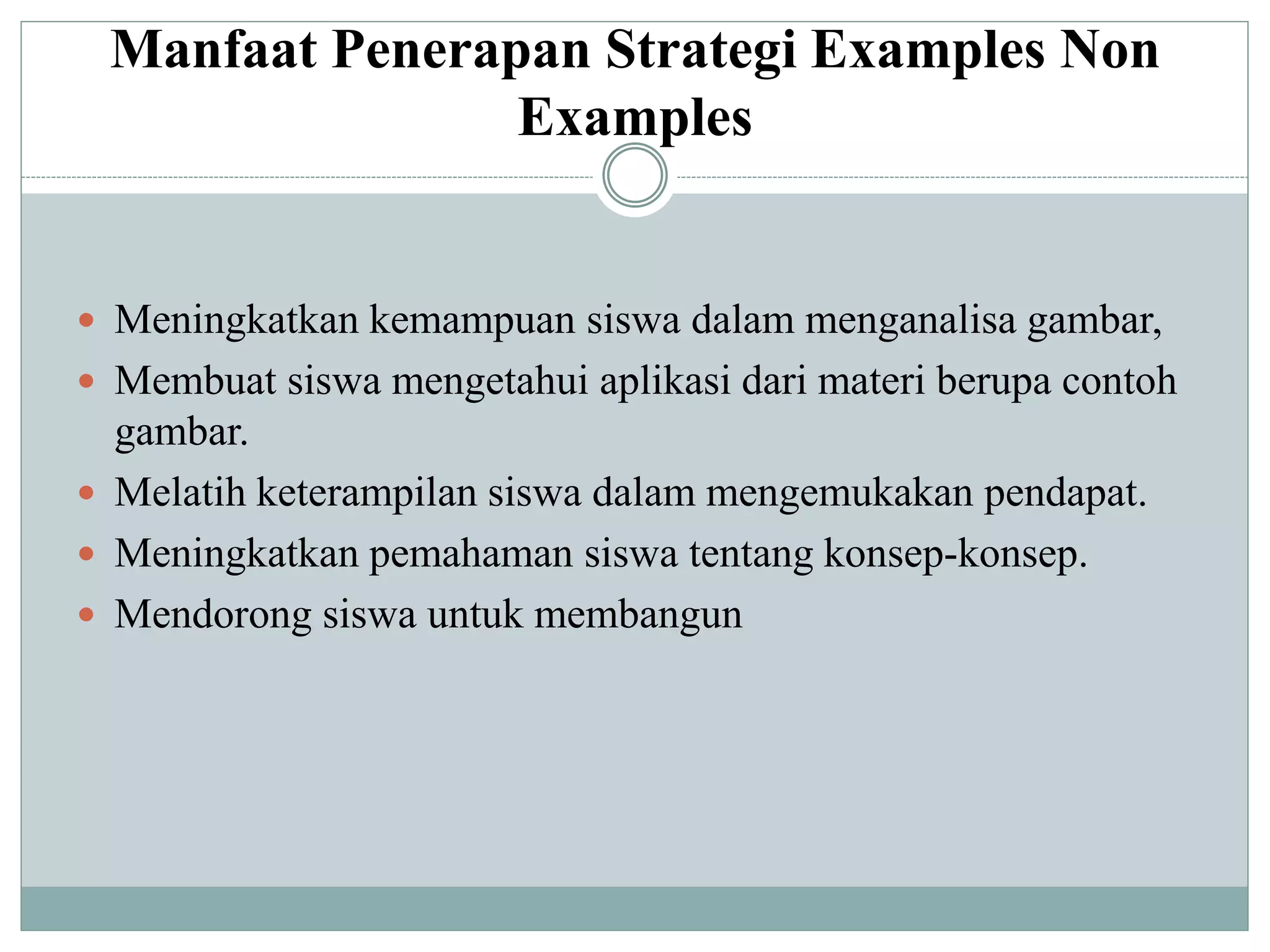 Ppt model examples non examples | PPTX