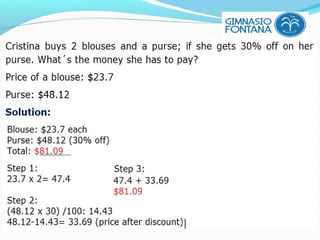 WORD PROBLEMS MODEL EXERCISES | PPT