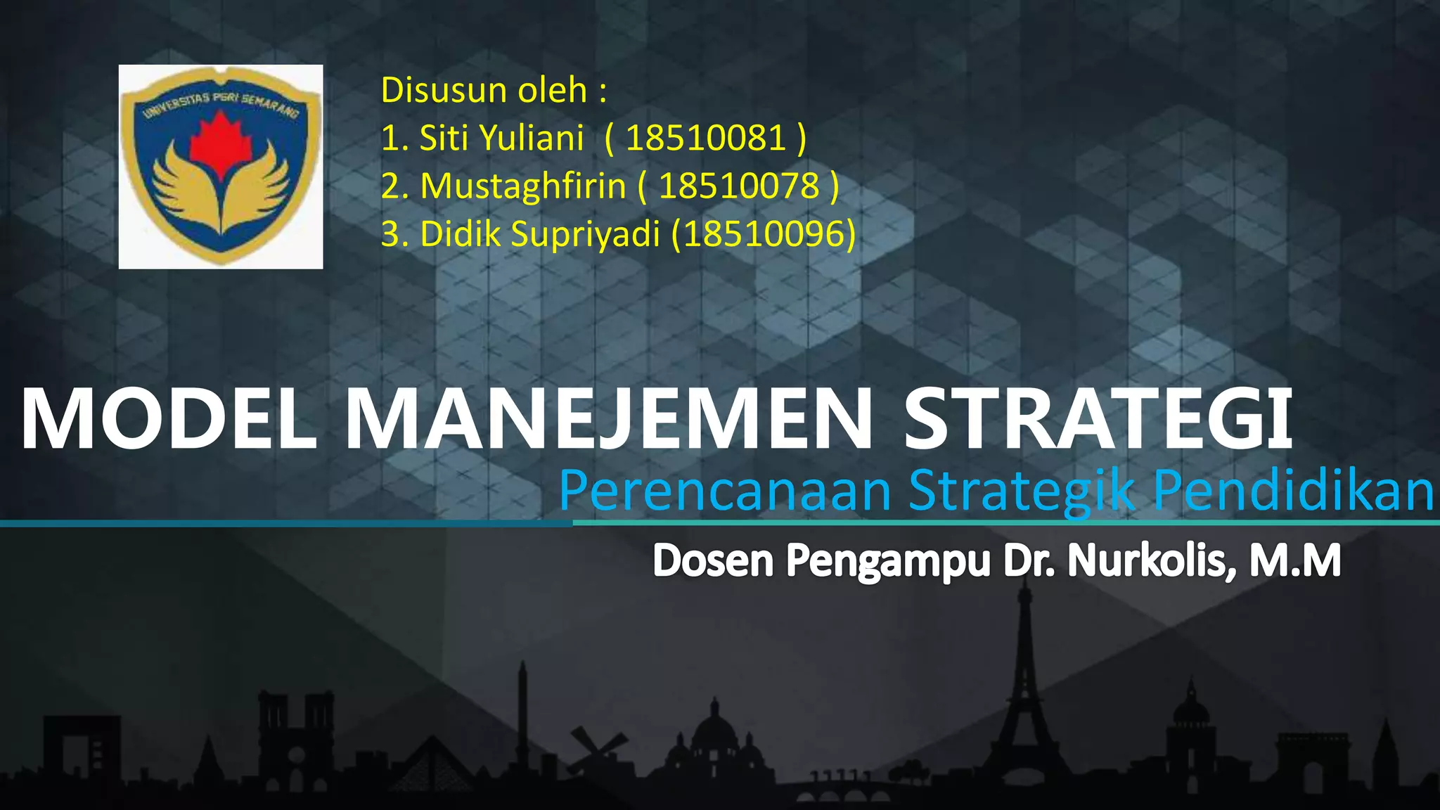 model manajemen strategik | PPTX