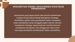 PPT MODEL MANAJEMEN STRATEGIS PENDIDIKAN.pptx