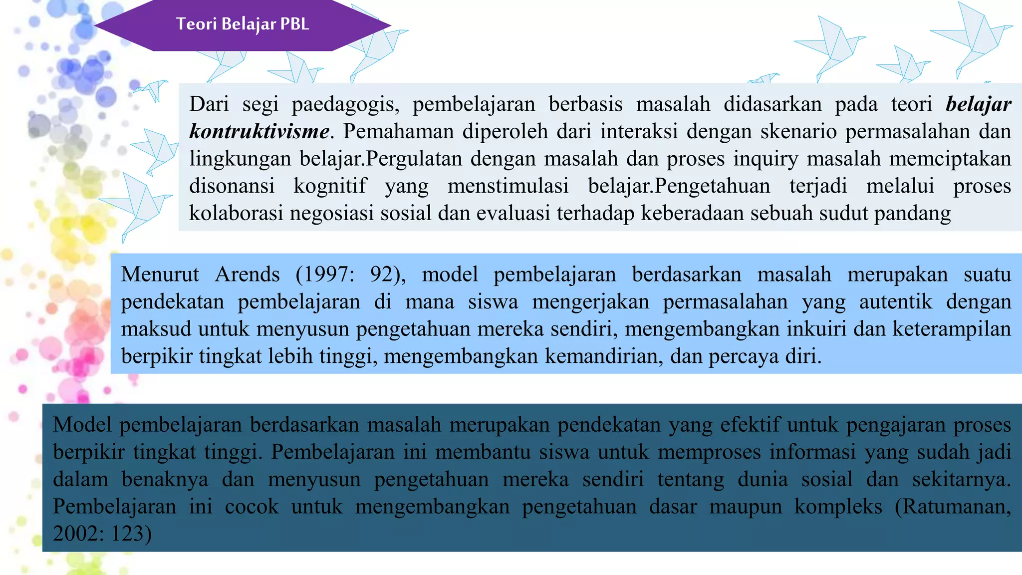 Model Pembelajaran Berbasis Masalah (PBL) | PPTX
