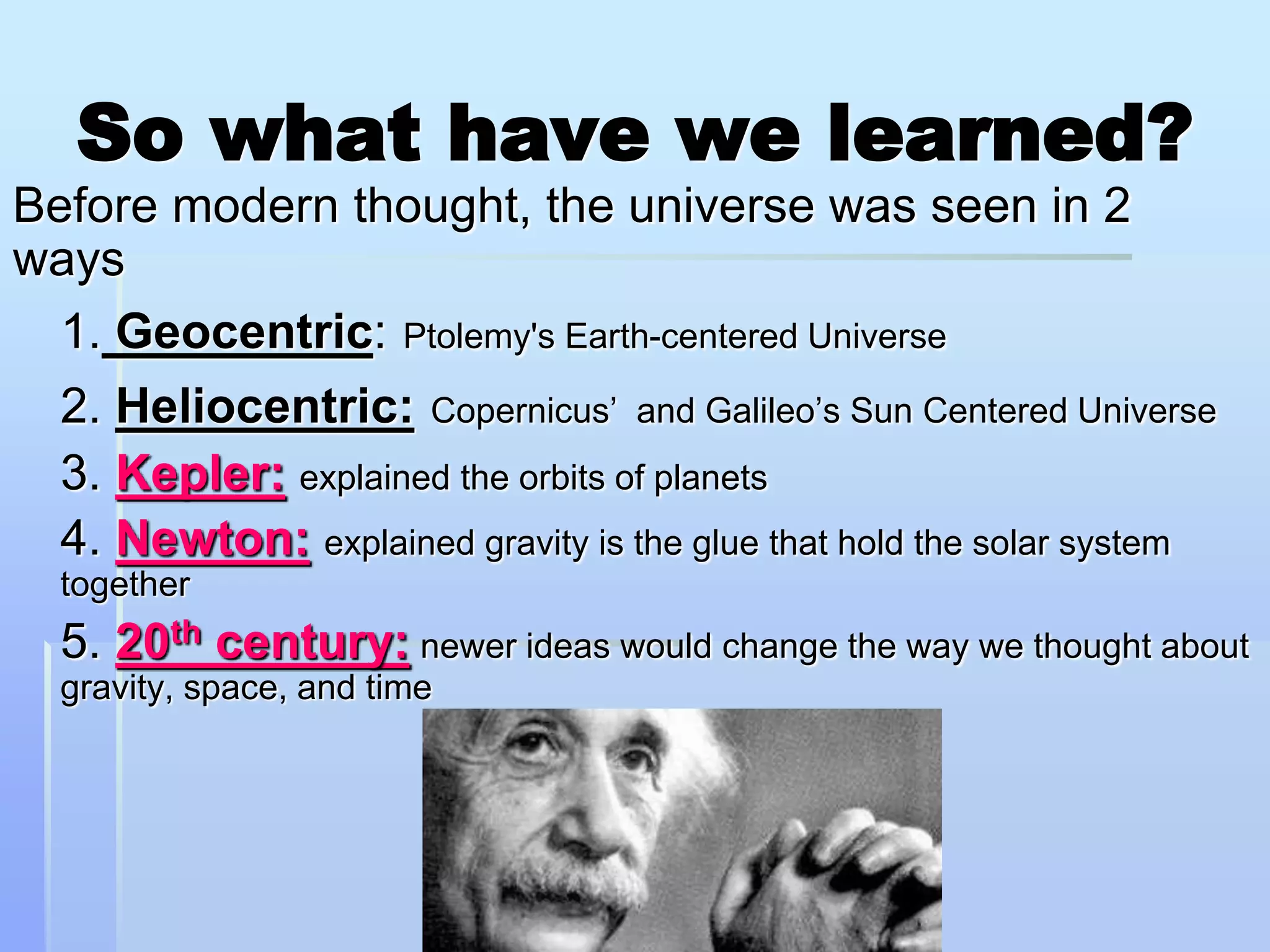 PPT Models of the Universe.ppt