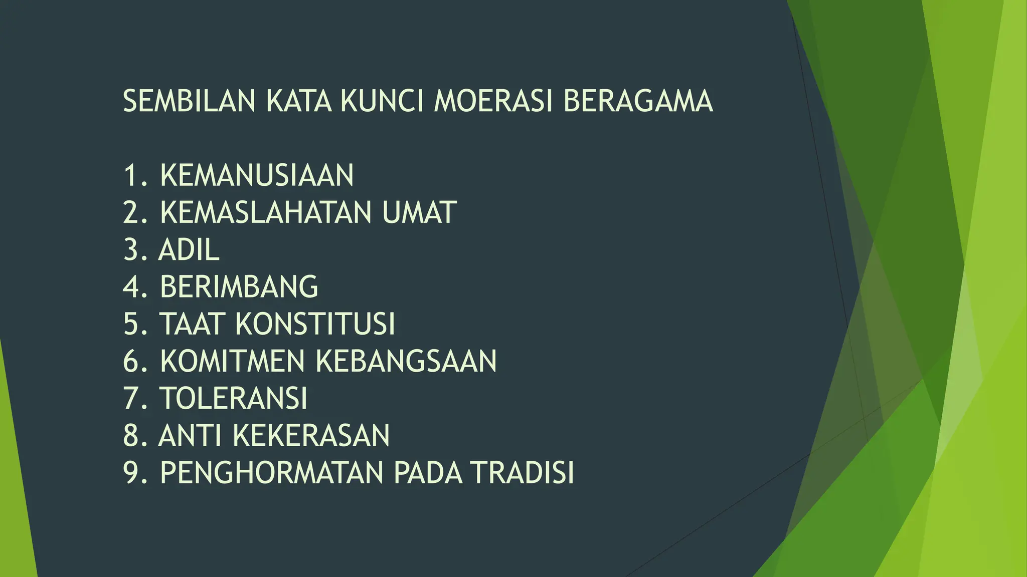 PPT MODERASI BERAGAMA PADA JAMAN SEKARANG | PPT
