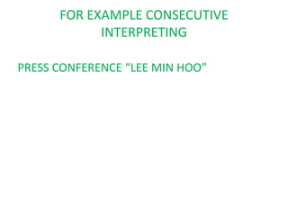 Ppt modes of interpreting | PPTX | Programming Languages | Computing
