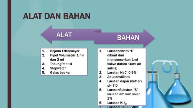 Pengaruh peningkatan kadar enzim dan modifier pada reaksi enzimatik | PPTX