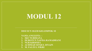 ppt modul 12.pembelajaran IPS di SD pada sekolah dasar | PPTX
