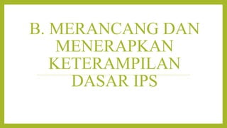 ppt modul 12.pembelajaran IPS di SD pada sekolah dasar | PPTX