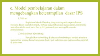 ppt modul 12.pembelajaran IPS di SD pada sekolah dasar | PPTX