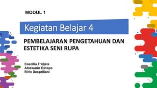 Presentasi M1 KB4: Pembelajaran Pengetahuan dan Estetika Seni Rupa | PPTX