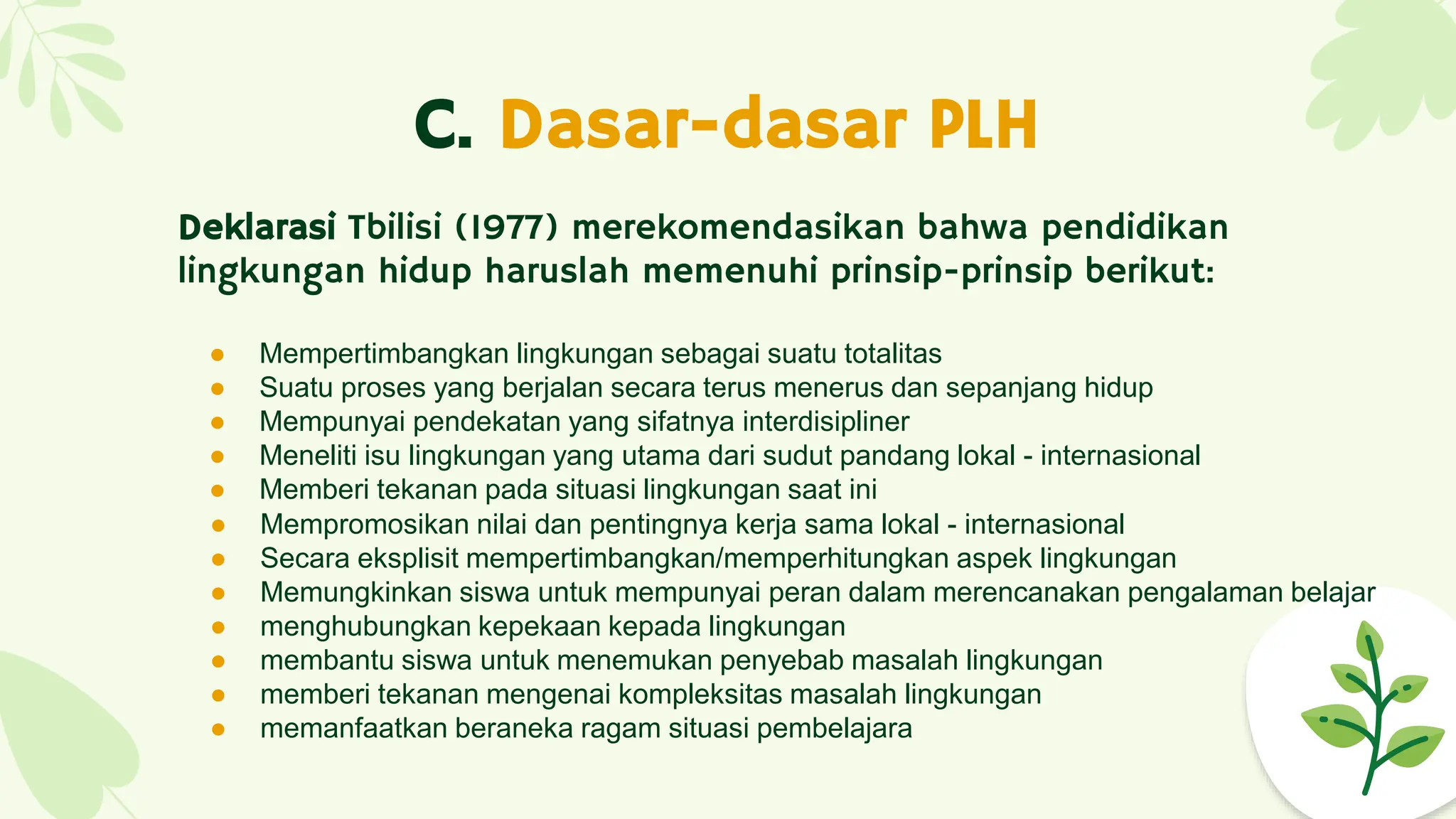 POWER POINT MODUL 1 PEBI4223 (PENDIDIKAN LINGKUNGAN HIDUP) | PPTX
