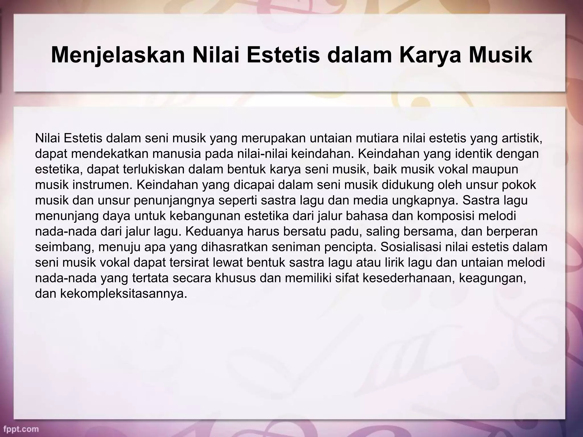 PPT SENI BUDAYA KB 1: KONSEP, UNSUR, TEKNIK, PROSEDUR, BENTUK dan ...