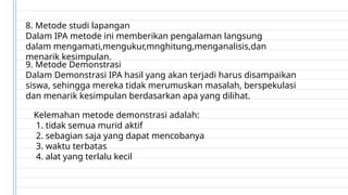 PPT MODUL 3 METODE DALAM PEMBELAJARAN IPA SD.pptx