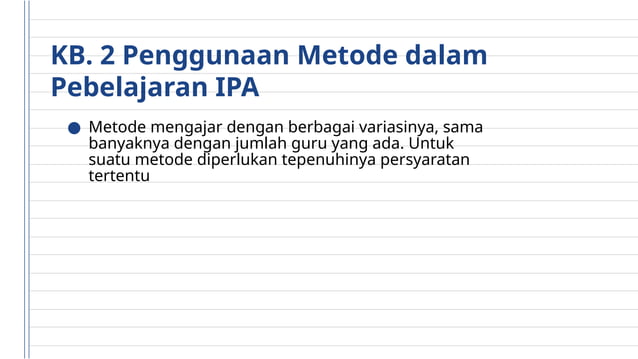 PPT MODUL 3 METODE DALAM PEMBELAJARAN IPA SD.pptx