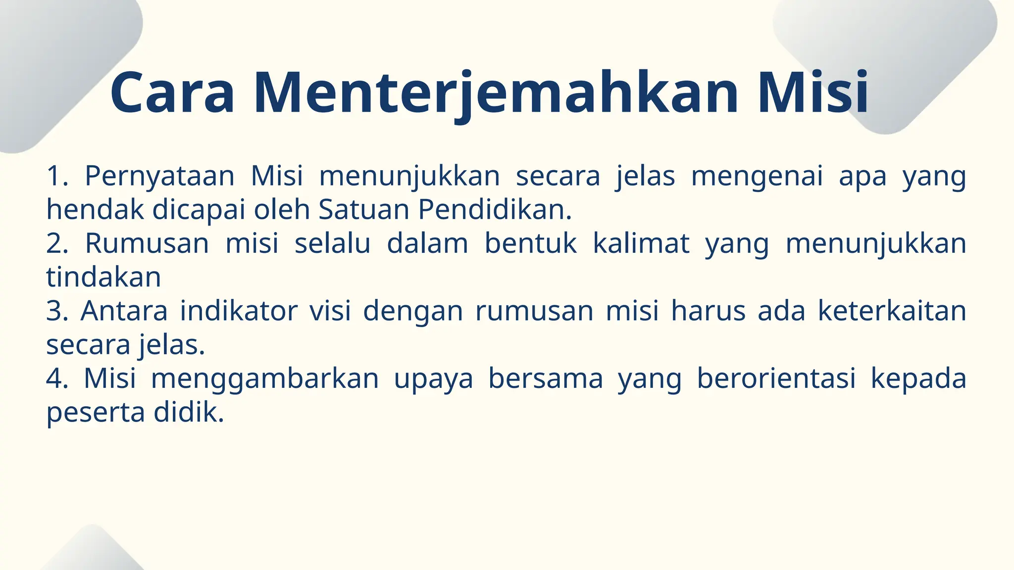 PPT MODUL 3 PENYELARASAN VISI MISI DENGAN OEMBELAJARAN MENDALAM | PPTX
