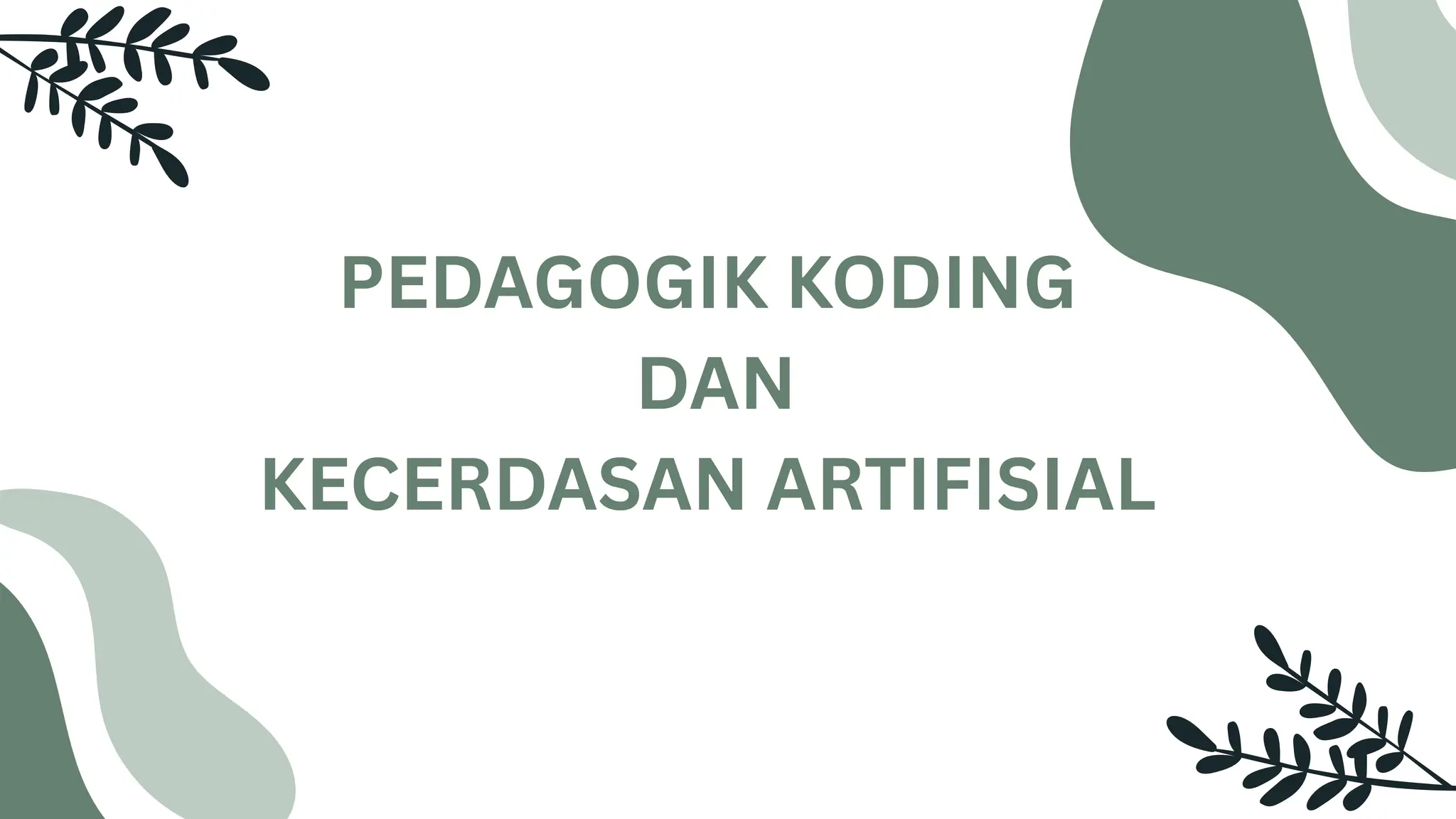 Modul Pedagogik Koding dan Kecerdasan Artifisial | PDF