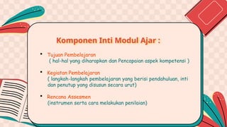 powerpoint Modul Ajar dan komponen .pptx