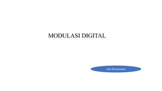 Ppt modulasi digital converted | PPT