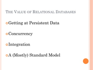 No Sql Databases Basics Module 1 Vtu Notes Pdf