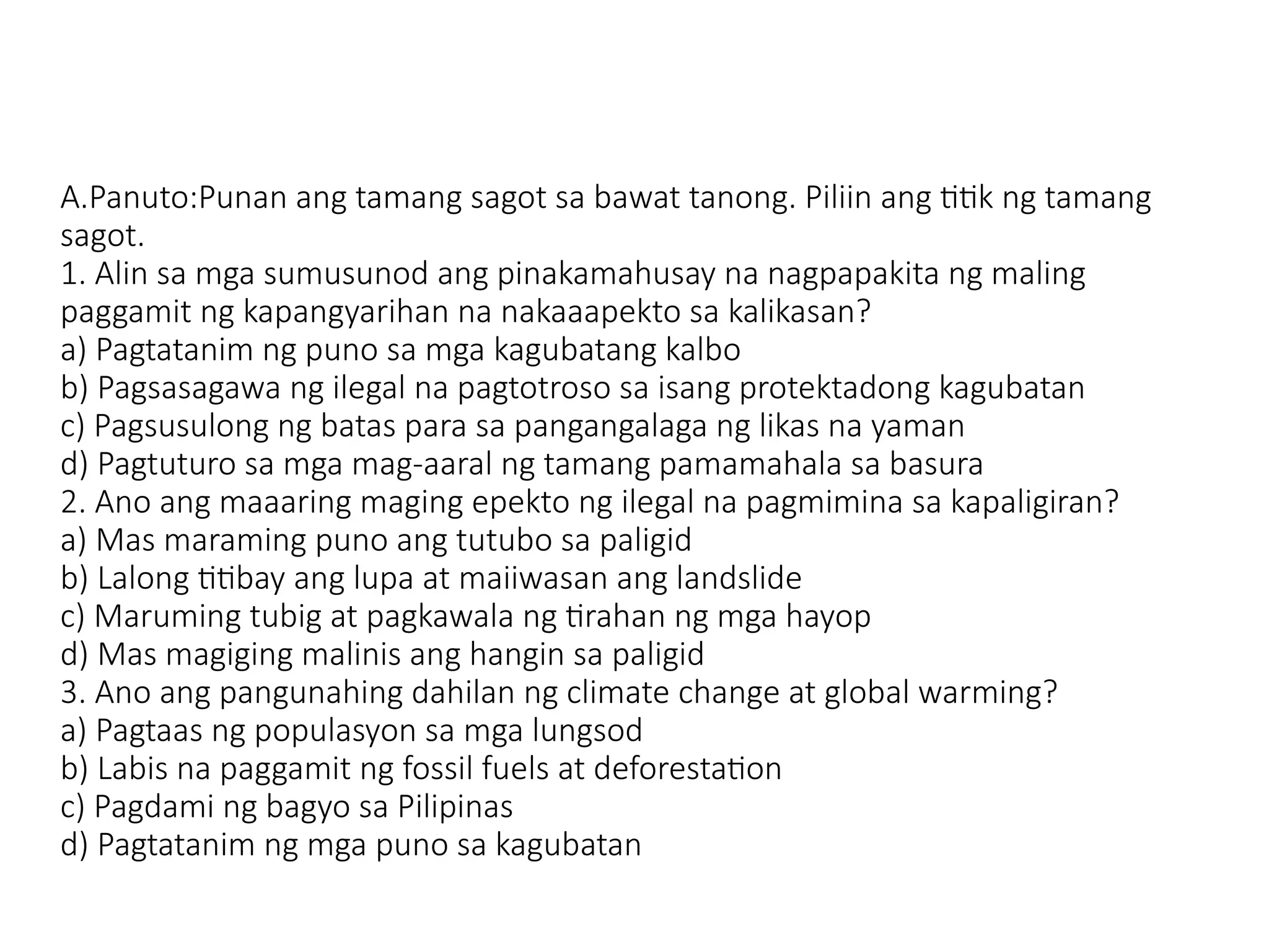 Paggamit ng kapangyarihan at pangangalaga sa kapaligiran | PPTX