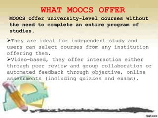 Ppt mooc | PPTX