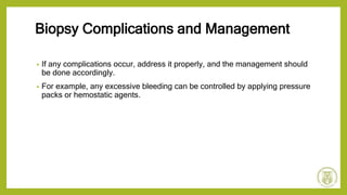 ppt oral biopsies procedure and preparation | PPTX