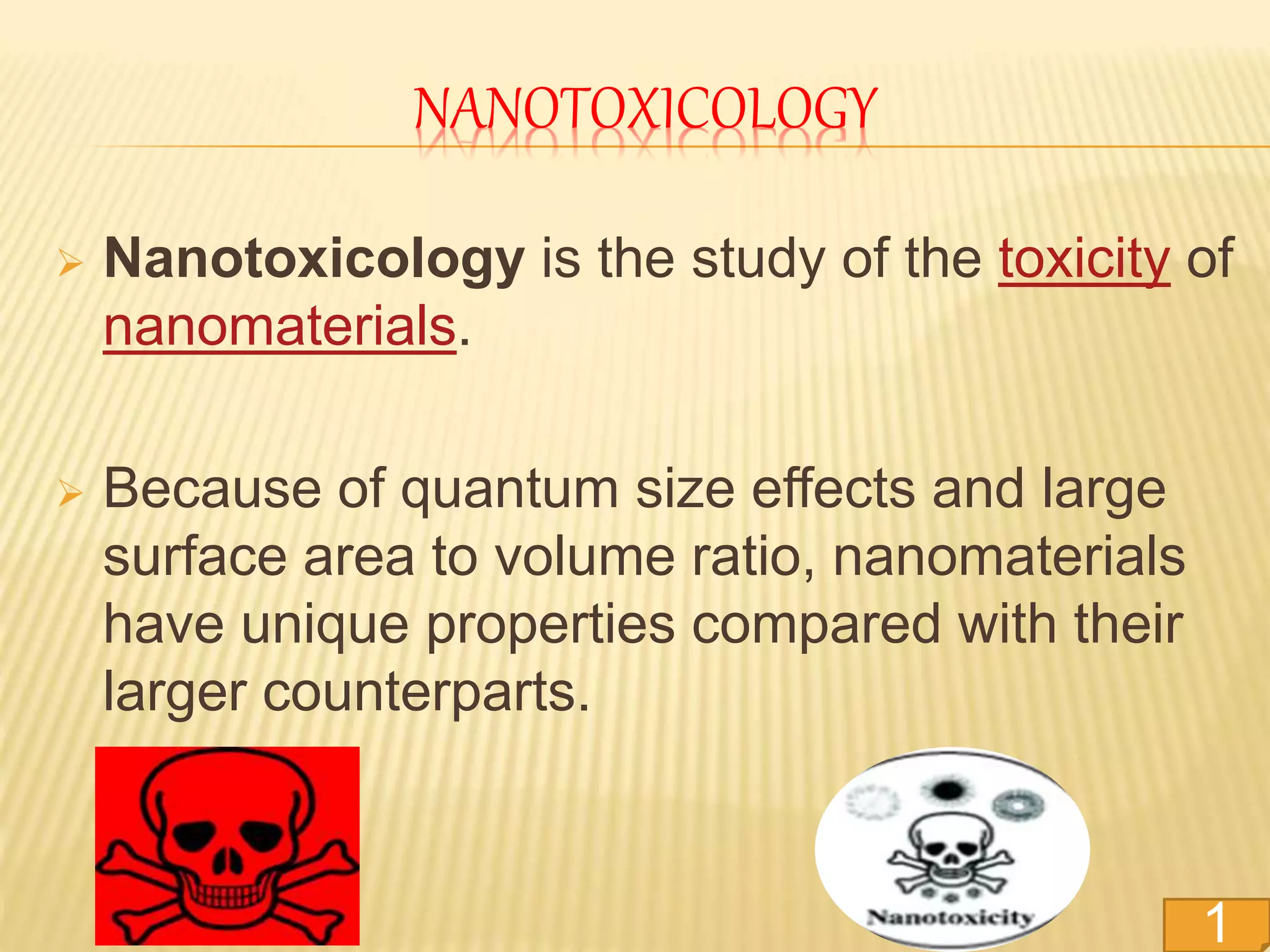 TOXICITY AND SAFETY RELATED TO NANOPHARMACEUTICAL | PPTX