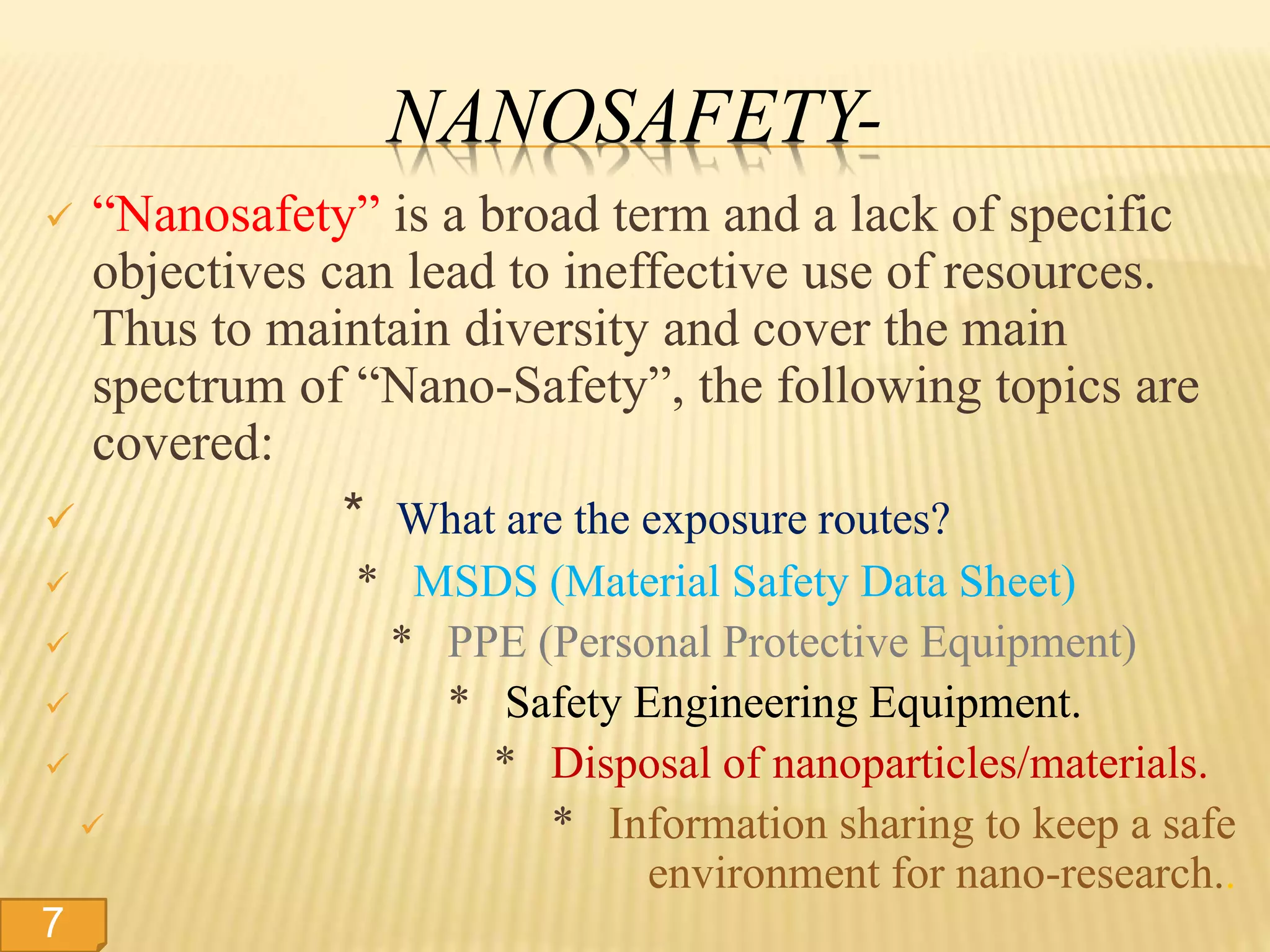 TOXICITY AND SAFETY RELATED TO NANOPHARMACEUTICAL | PPTX