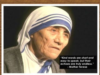 Ppt mother theresa | PPTX