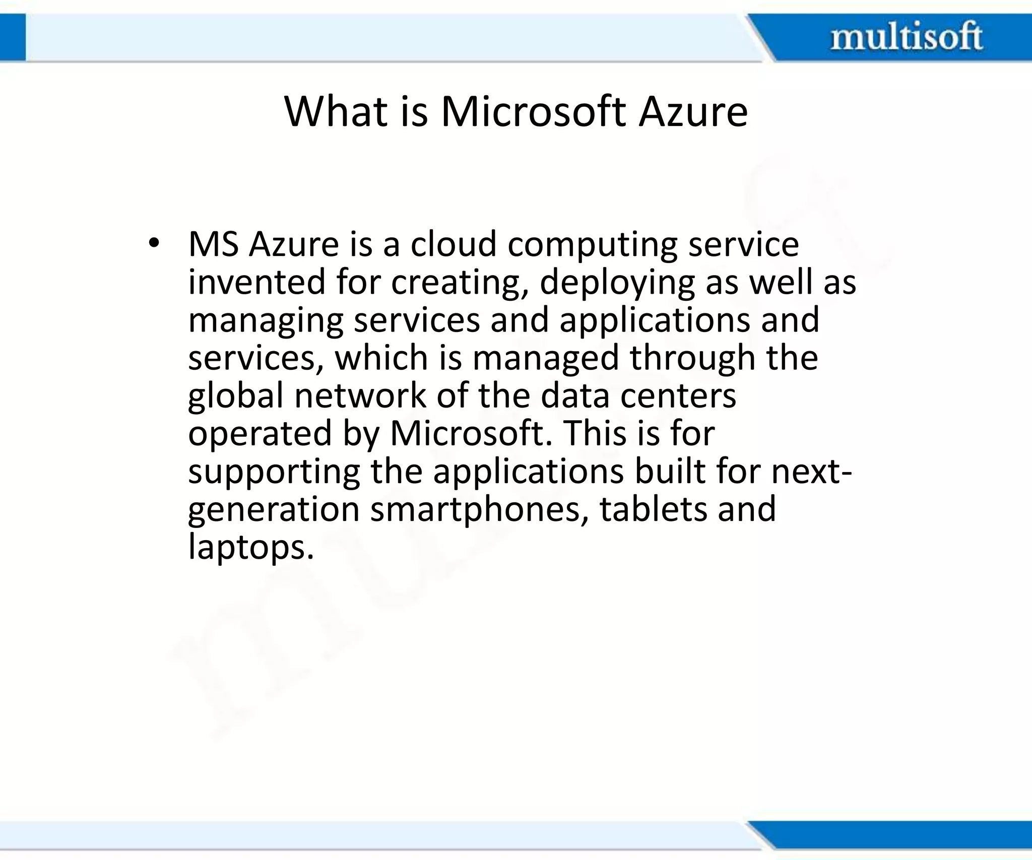 Microsoft Azure | PPTX