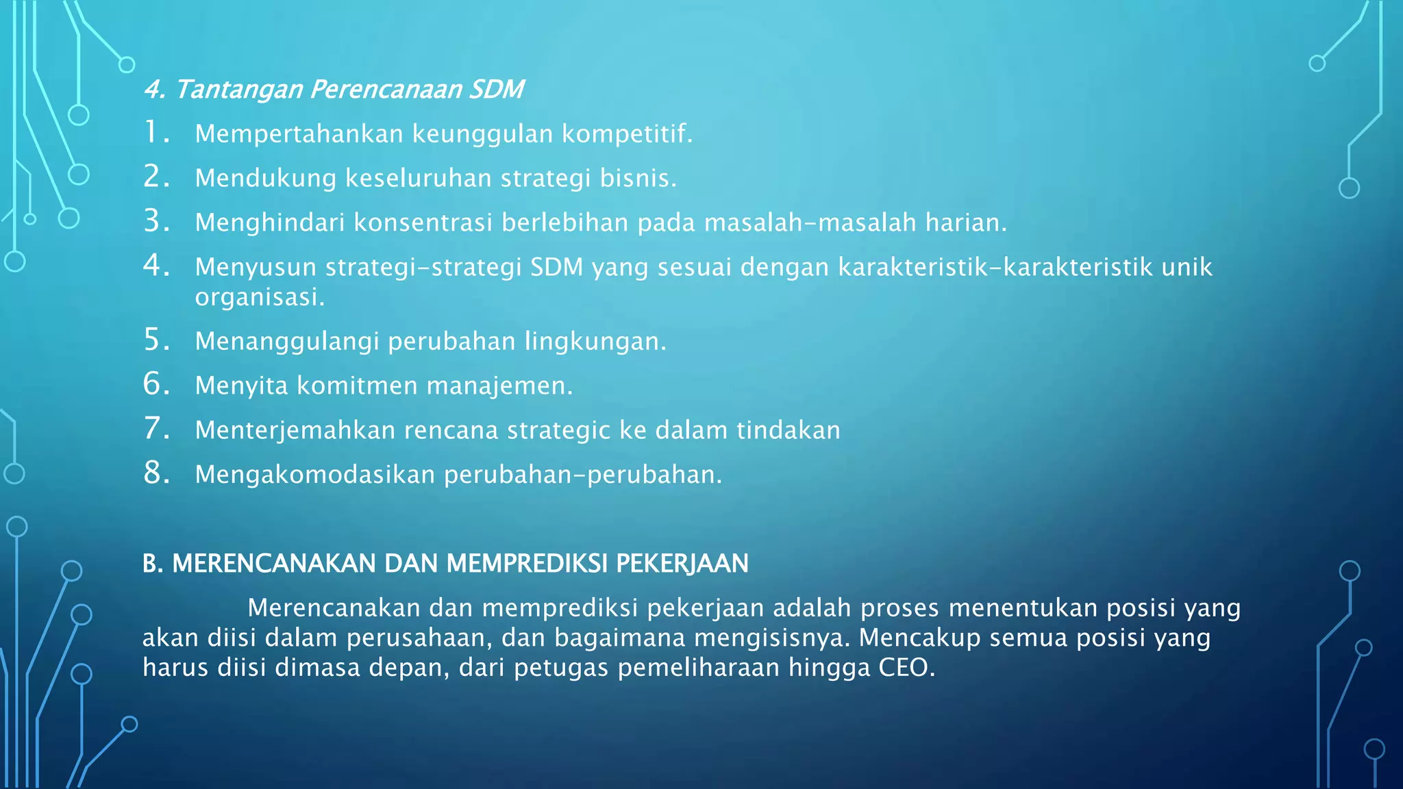 perencanaan SDM { ppt manajemen sumber daya manusia } | PPTX