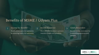 MSME Vendor Reports In Tally - Antraweb Technologies | PPT