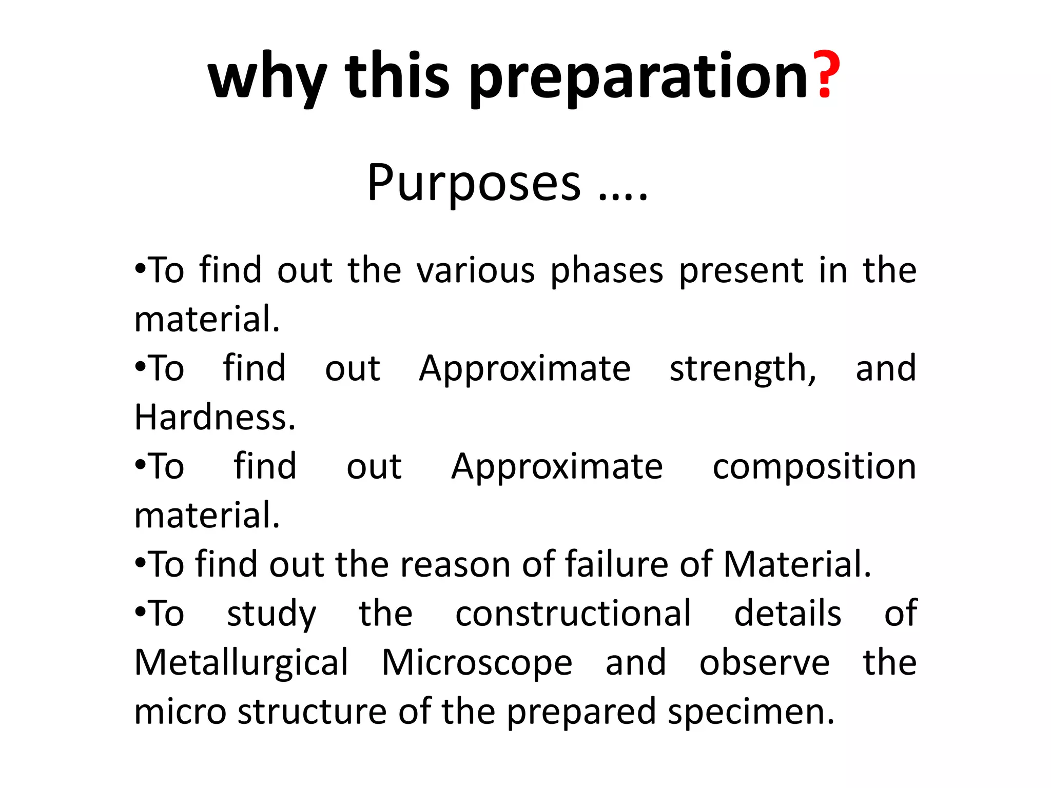 specimen preparation for microscopic observation | PPTX