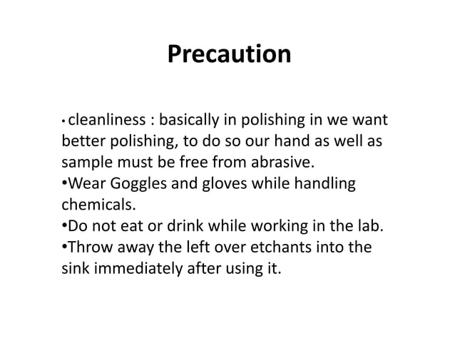 specimen preparation for microscopic observation | PPTX