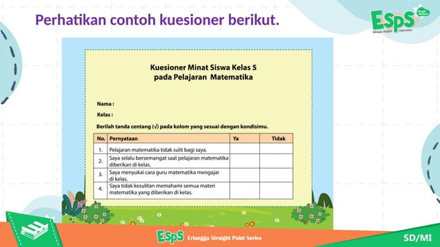 PPT MTK kelas 5 sekolah dasar materi pengolahan data | PPT