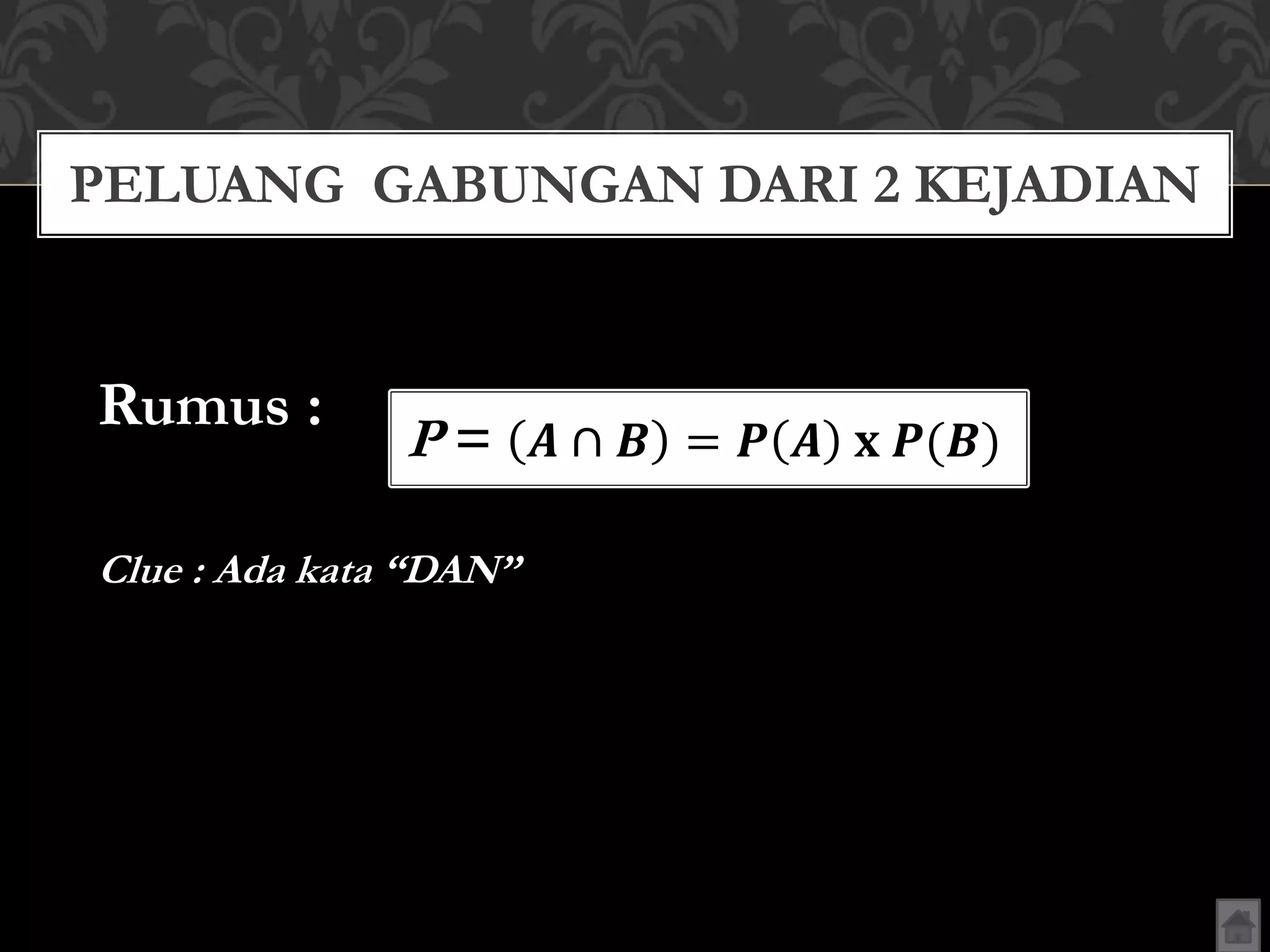 MATERI PELUANG (kelas X) | PPTX