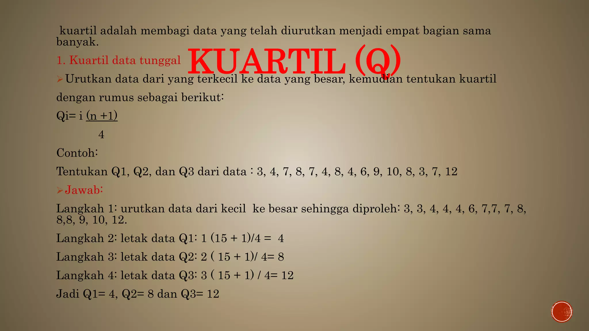 Pengantar Statistika | PPTX