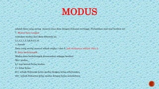 Pengantar Statistika | PPTX